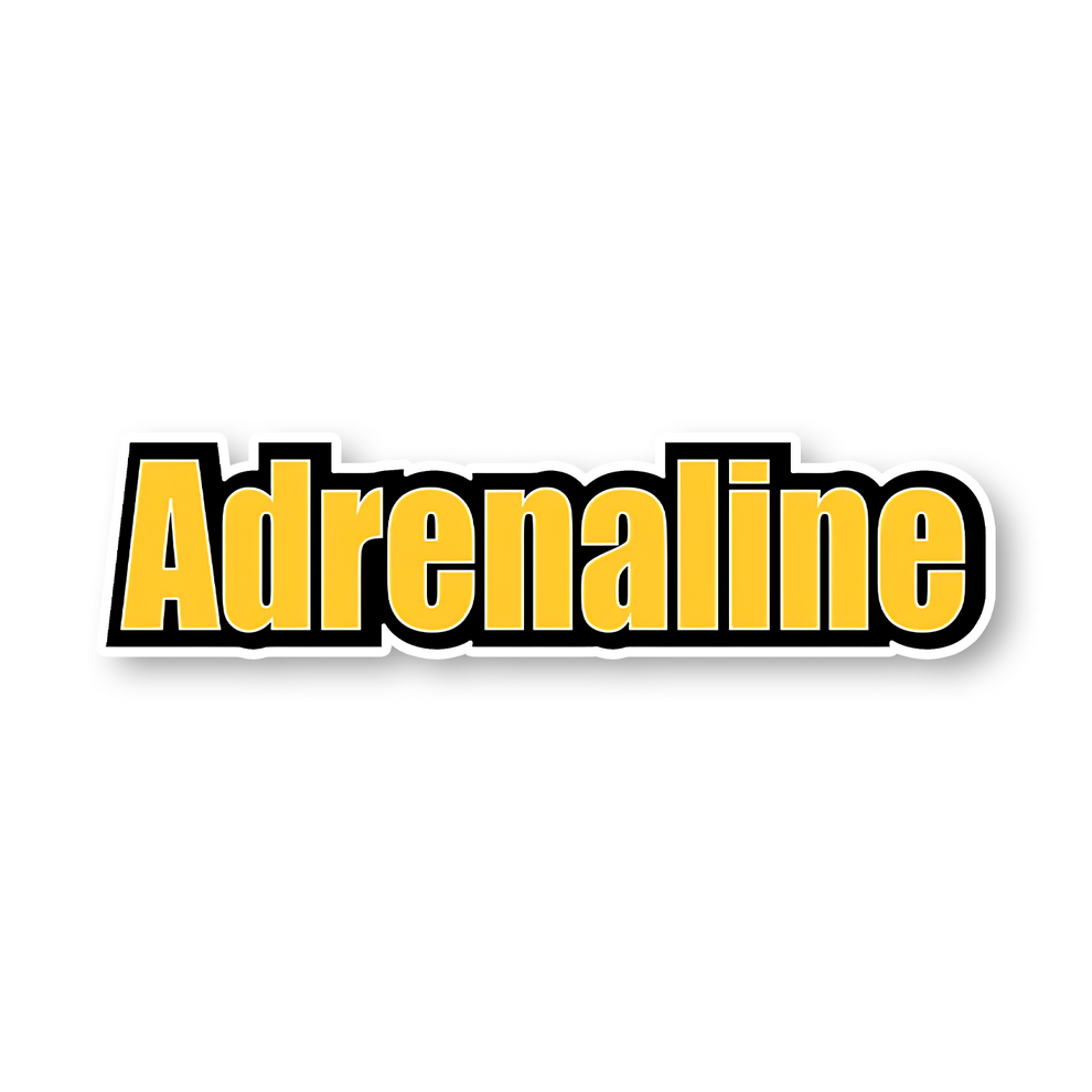 Adrenaline Sticker – sticckiz.com