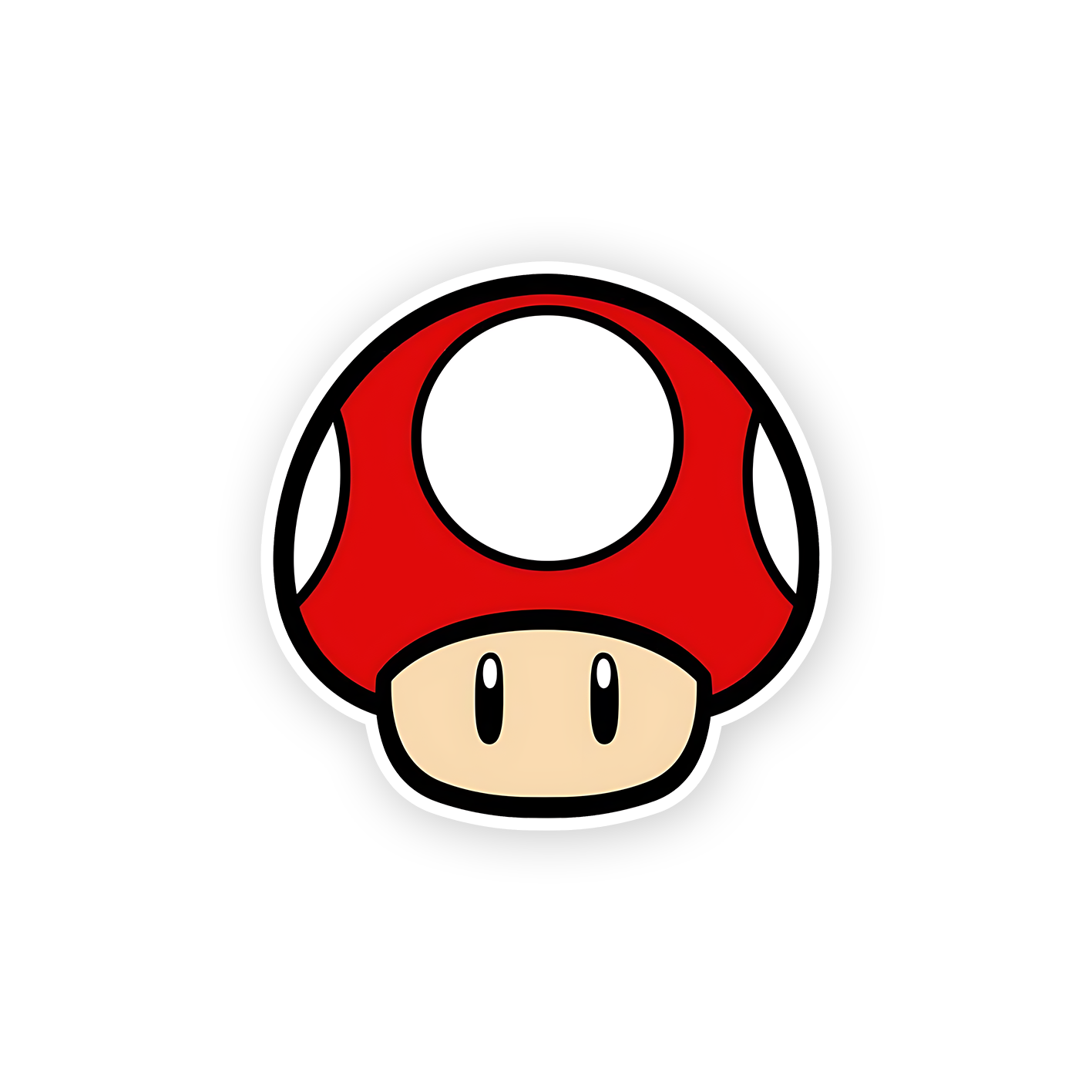 Hongo de super Mario Bros Sticker – sticckiz.com