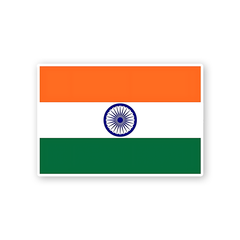 Indian Flag Sticker – sticckiz.com