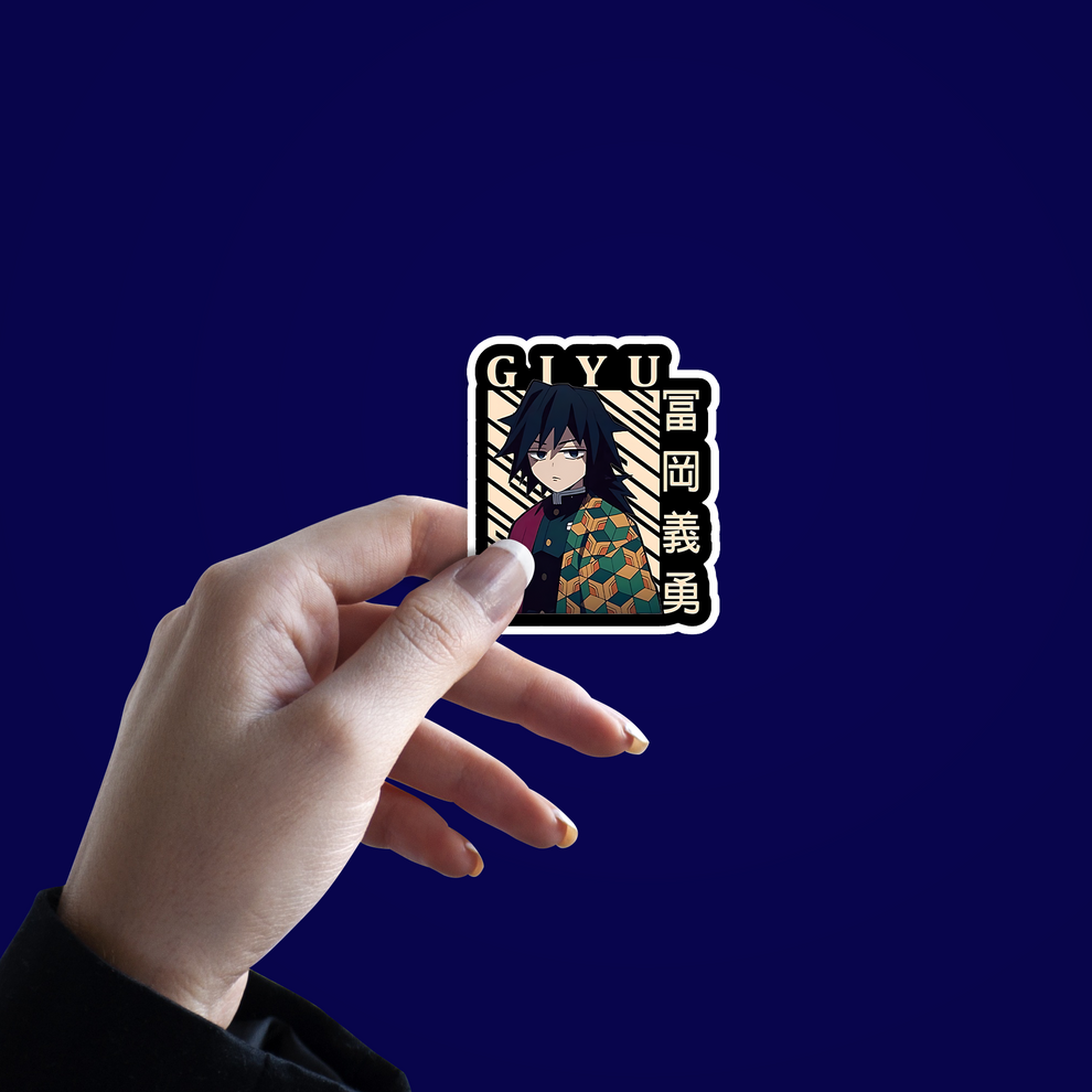 Giyu from Demon slayer Sticker – sticckiz.com