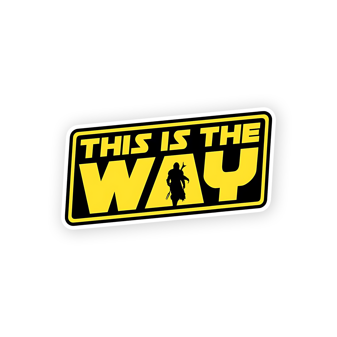 This is the Way Sticker – sticckiz.com