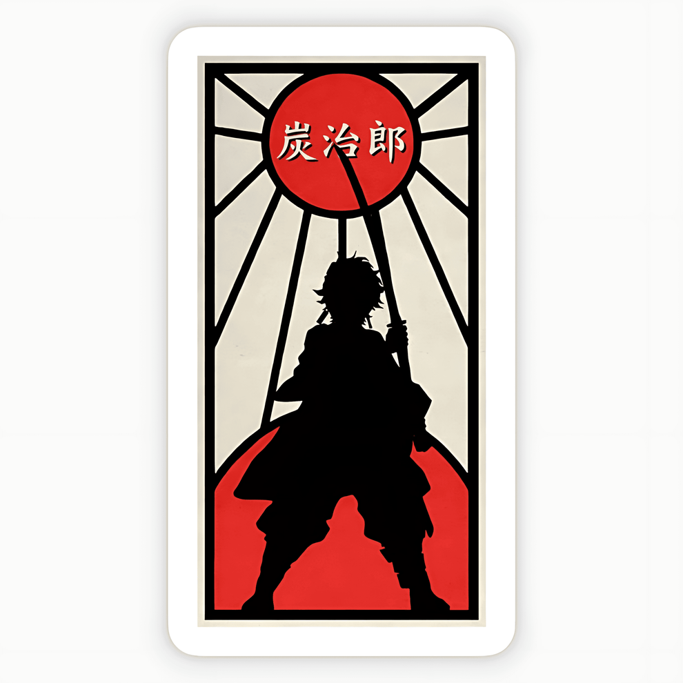 Tanjiro Demon Slayer Sticker – sticckiz.com